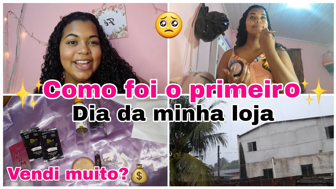 COMO FOI O PRIMEIRO DIA DA MINHA LOJA DE MAQUIAGEM💖VENDI MUITO?💰-Alice ...