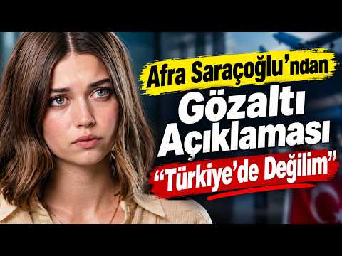 Afra Saraçoğlu’ndan Gözaltı Kararı Sonrası Dikkat Çeken Mesaj!!    Oyuncu “Gönlüm Ferah” Dedi.