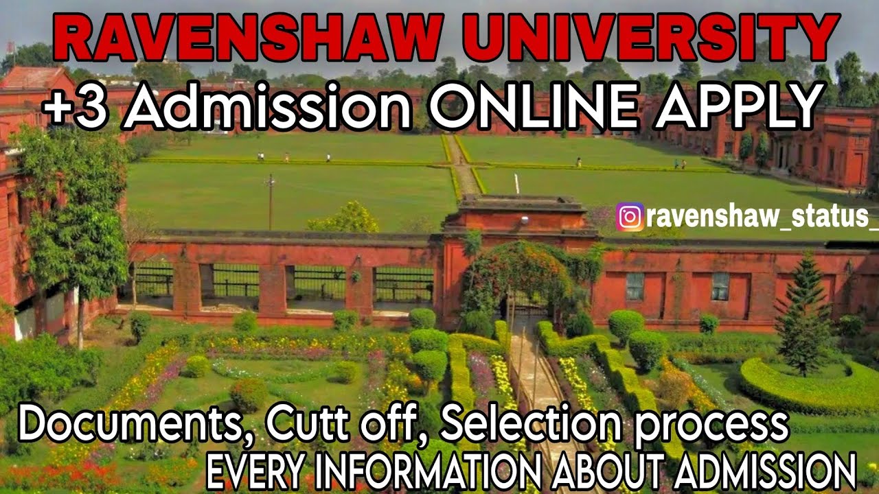 +3 admission in Ravenshaw // Online admission apply process in Ravenshaw University # ...