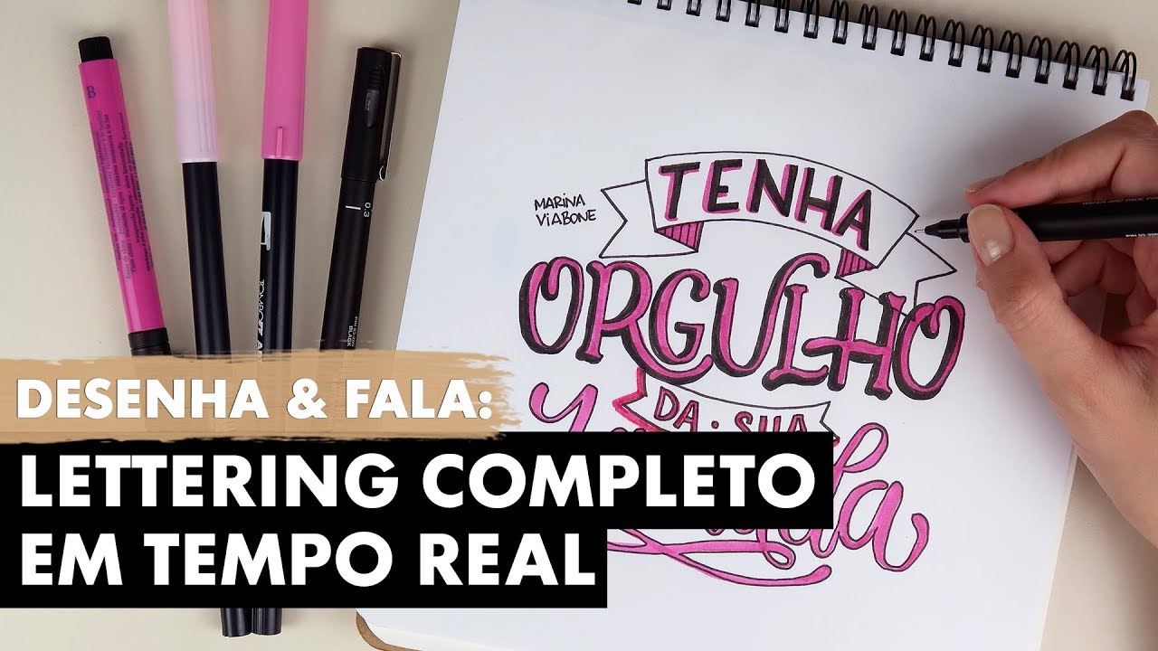 LETTERING COMPLETO | Marina Viabone - YouTube
