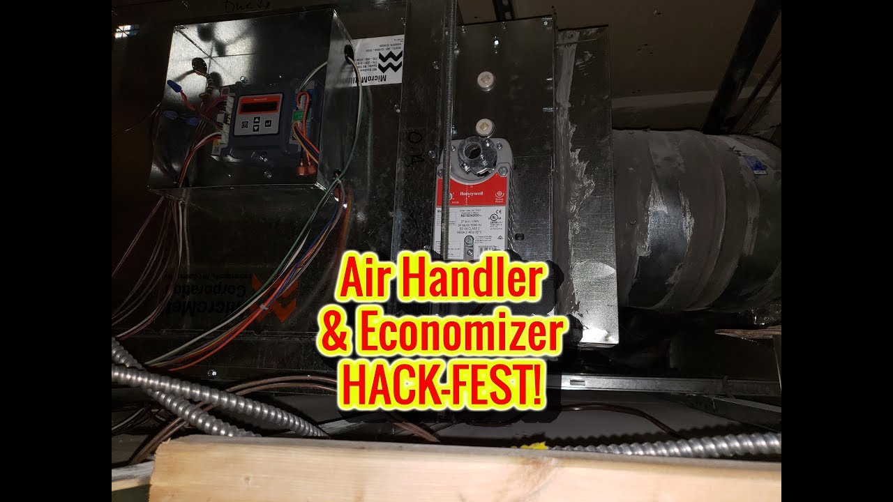 Air handler and Economizer installation Hack Fest - Worst seen in years ...