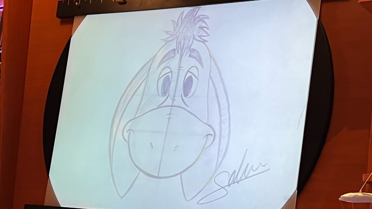 How to Draw Eeyore from Winnie the Pooh (Disney California Adventure ...