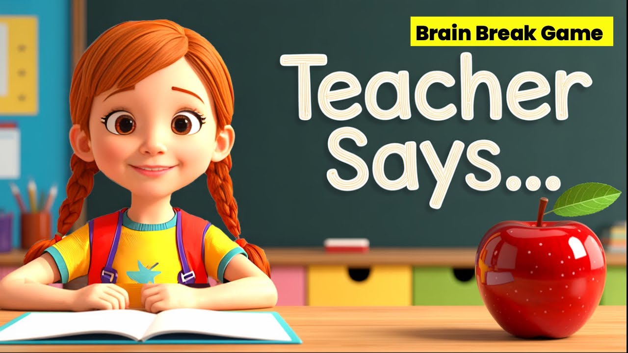 Movement Brain Break l "Simon Says" Sensory Game for Kids from Your ...