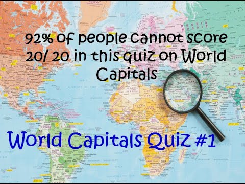 World capitals Quiz 1 - YouTube