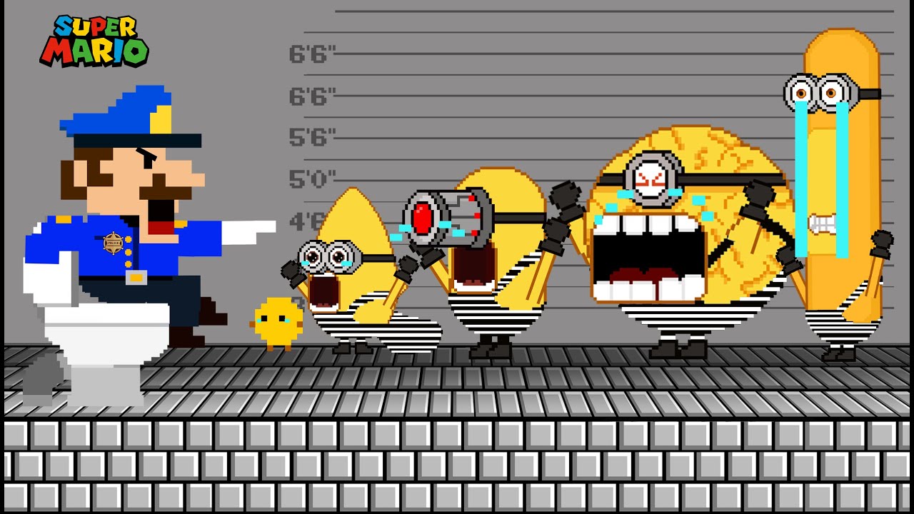 Police Mario on a Royal Flush While Mega Minions are Locked in Prison ...