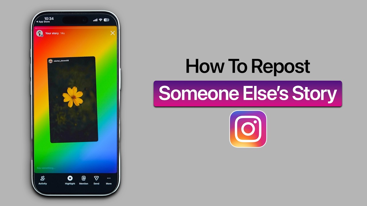 How to Repost a Story on Instagram? - YouTube