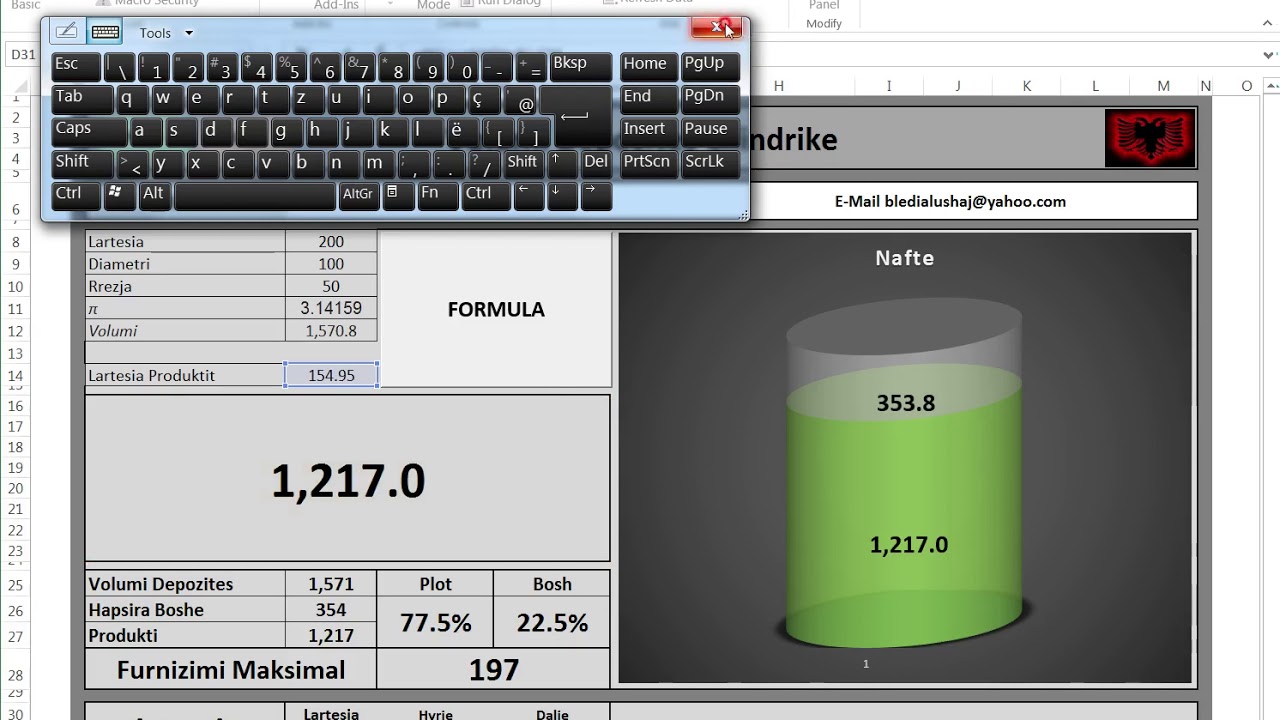 Excel Shqip . SumIf , Function , IF . Etj . Vidjo 4 - YouTube