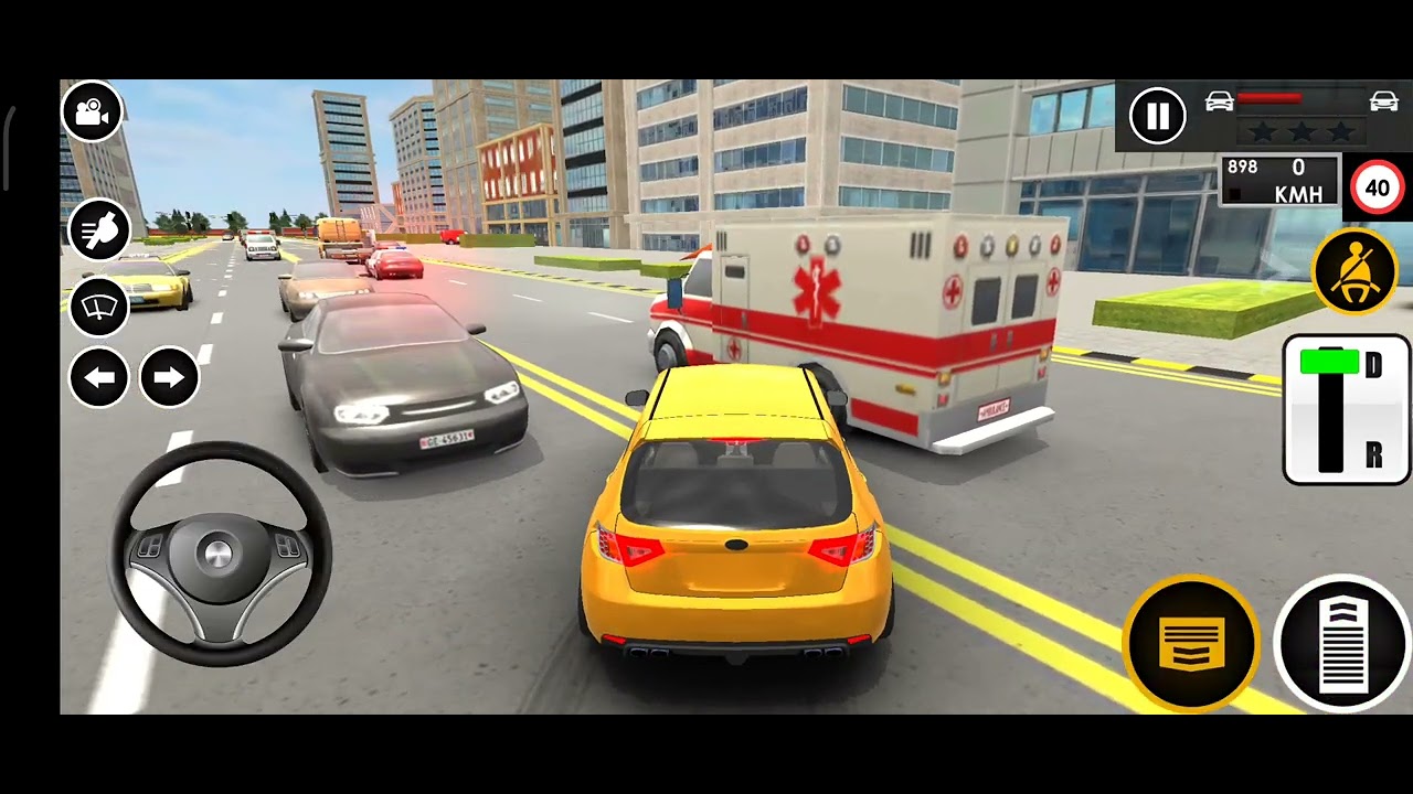 car game ||amazing game|| yellow car🚘🚘🚘||#game #games - YouTube