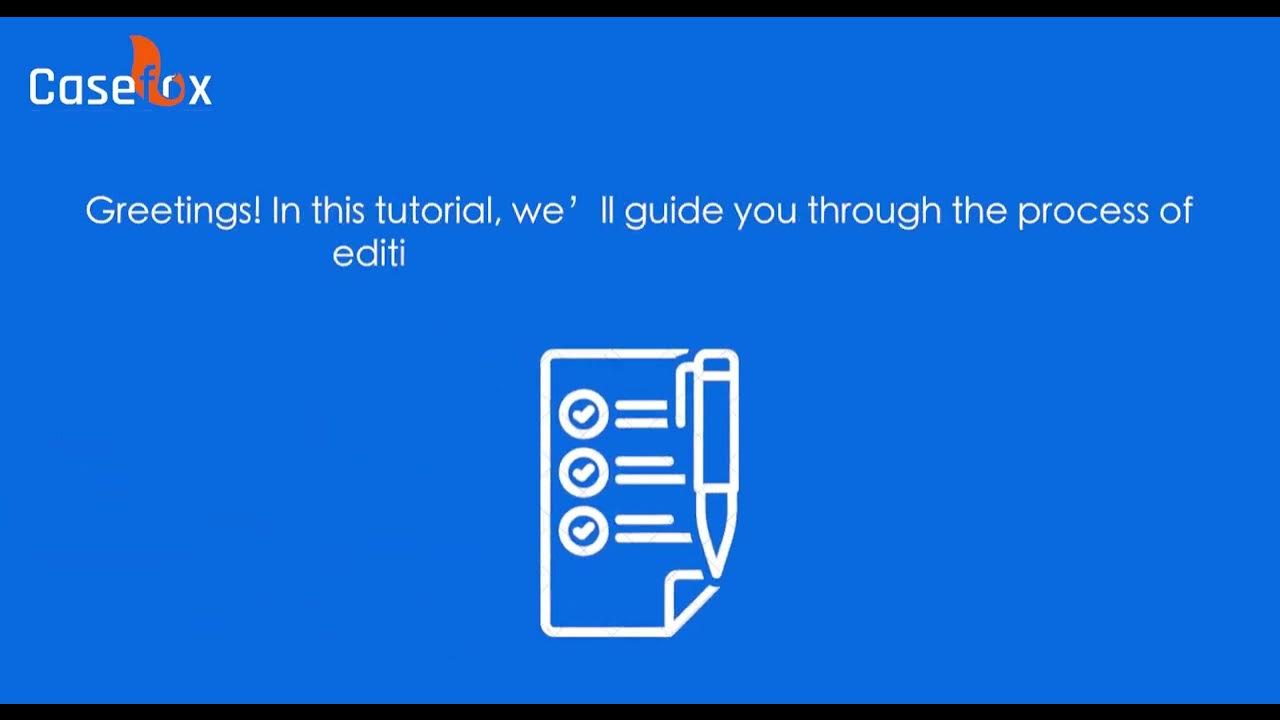 How to Edit Firm Preferences in CaseFox | Legal Management Software - YouTube