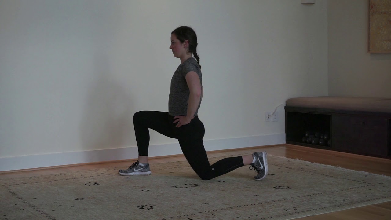 Runners Lunge - YouTube