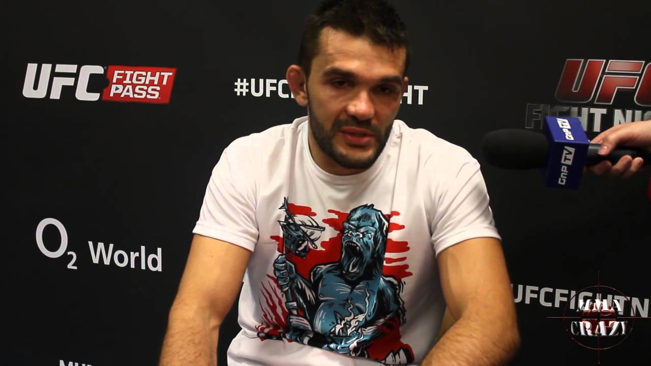 Peter Sobotta UFC Fight Night Berlin Post Fight Scrum - YouTube