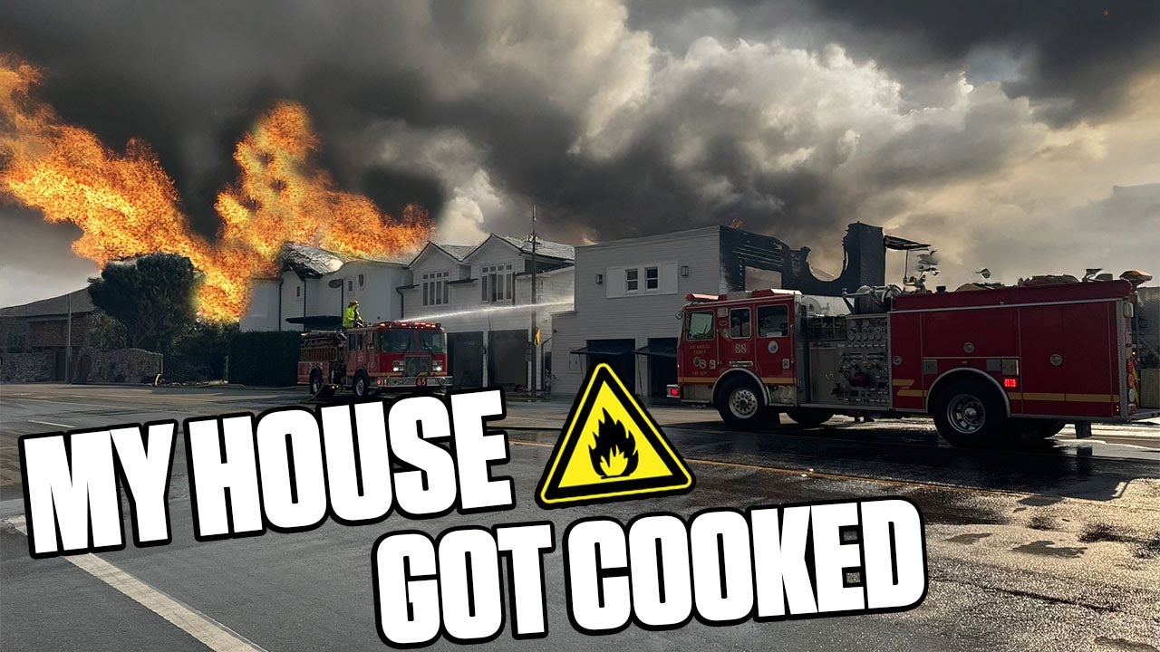 Grant Cardone’s Malibu House on Fire - YouTube
