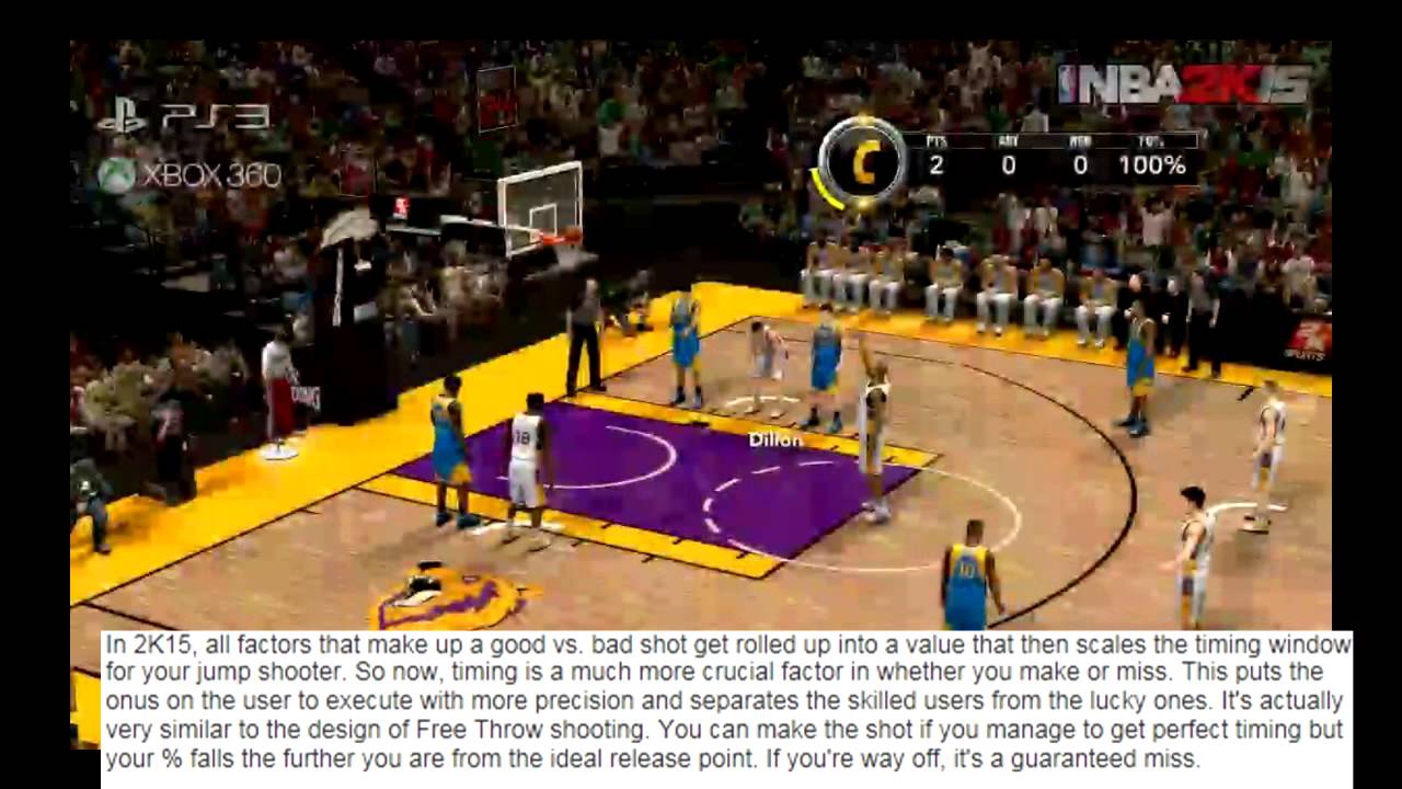 NBA 2K15 NEW SHOOTING METER JUMPSHOT SYSTEM & ACCESSORIES FOR INJURED ...