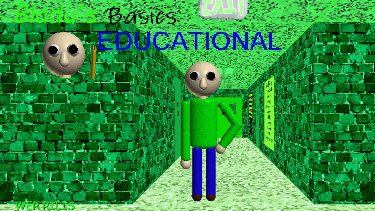 Bladu's Basics Educational Software | Baldi's Basics Mod - YouTube
