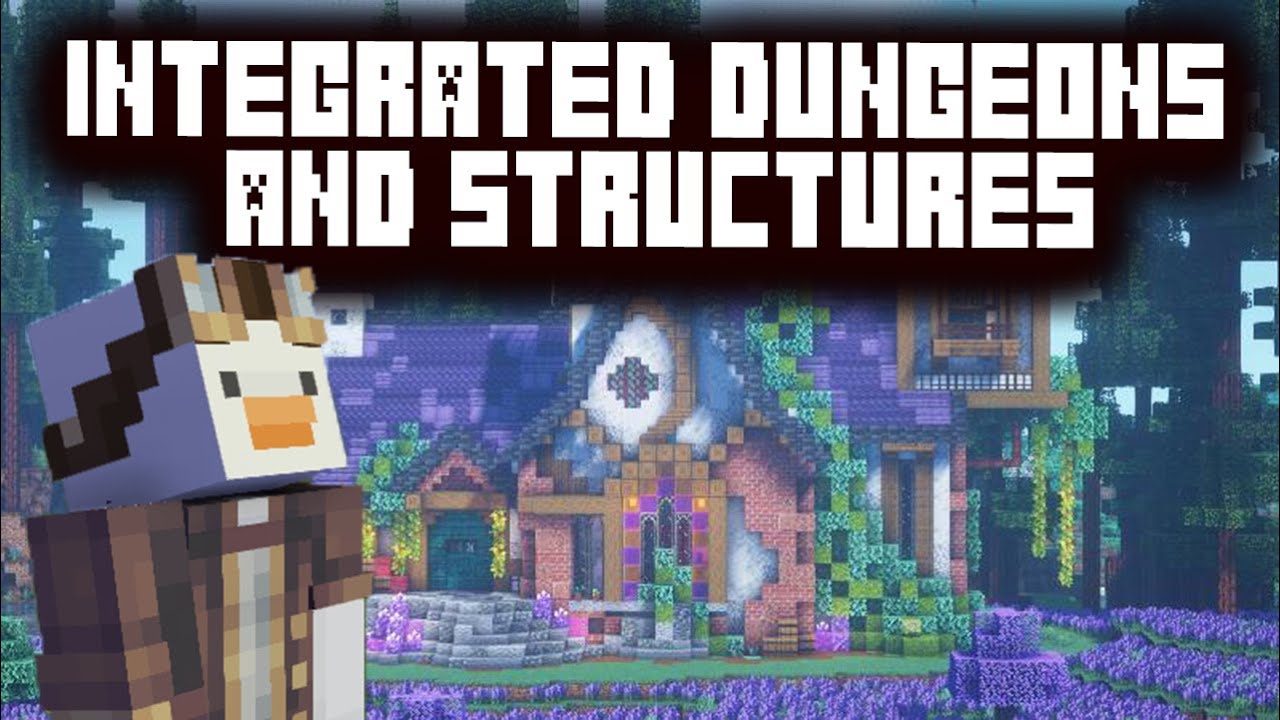 ОБЗОР МОДА НА МАЙНКРАФТ INTEGRATED DUNGEONS AND STRUCTURES - YouTube