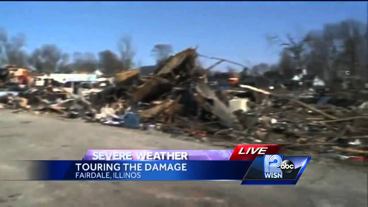 Inside look at Fairdale Illinois after EF-4 tornado - YouTube
