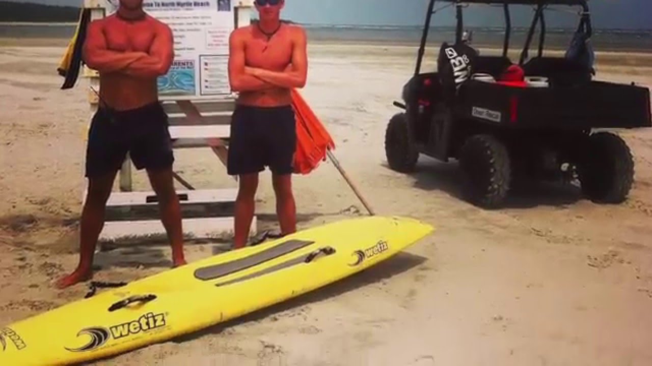 North Myrtle beach Ocean Rescue Holiday Lifeguard 2015 - YouTube