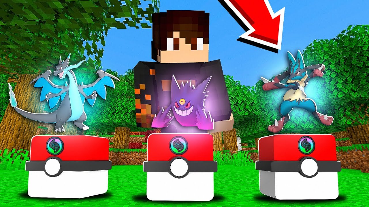 NOSSOS INICIAS são POKEMON MEGA 𝗡𝗢 Minecraft - YouTube