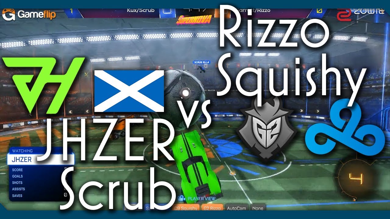 Supernova Match 8 | Rizzo & Squishy vs JHZER & Scrub | Rocket League ...