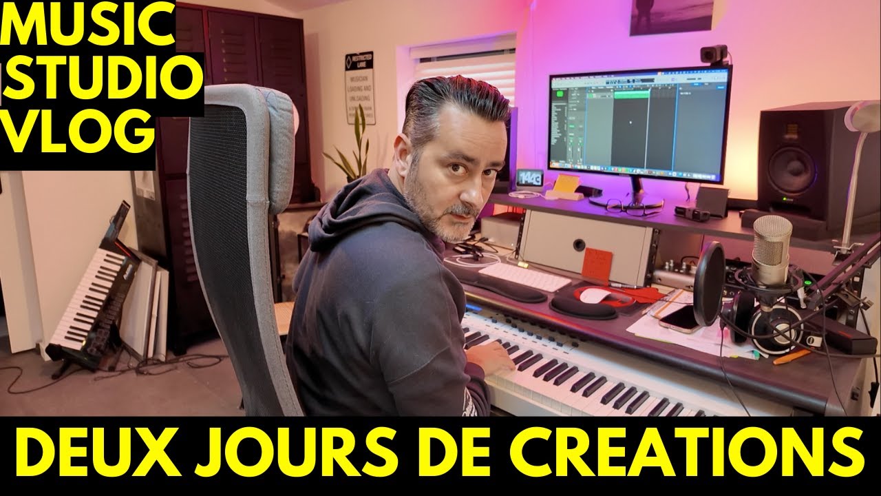 Deux jours de creations (Composition, rework, home studio… ) - VLOG (ep ...