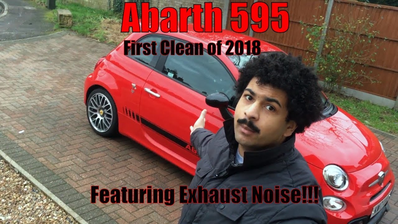 My Modified Abarth 500 (595) - First Clean of the Year & Exhaust Noise ...