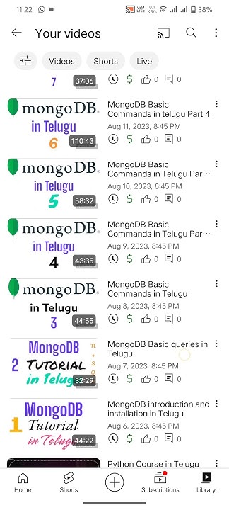 MongoDB telugu tutorial - YouTube
