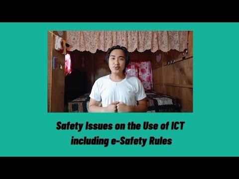 SAFETY ISSUES ON THE USE OF ICT INCLUDING E-SAFETY RULES | Technology ...