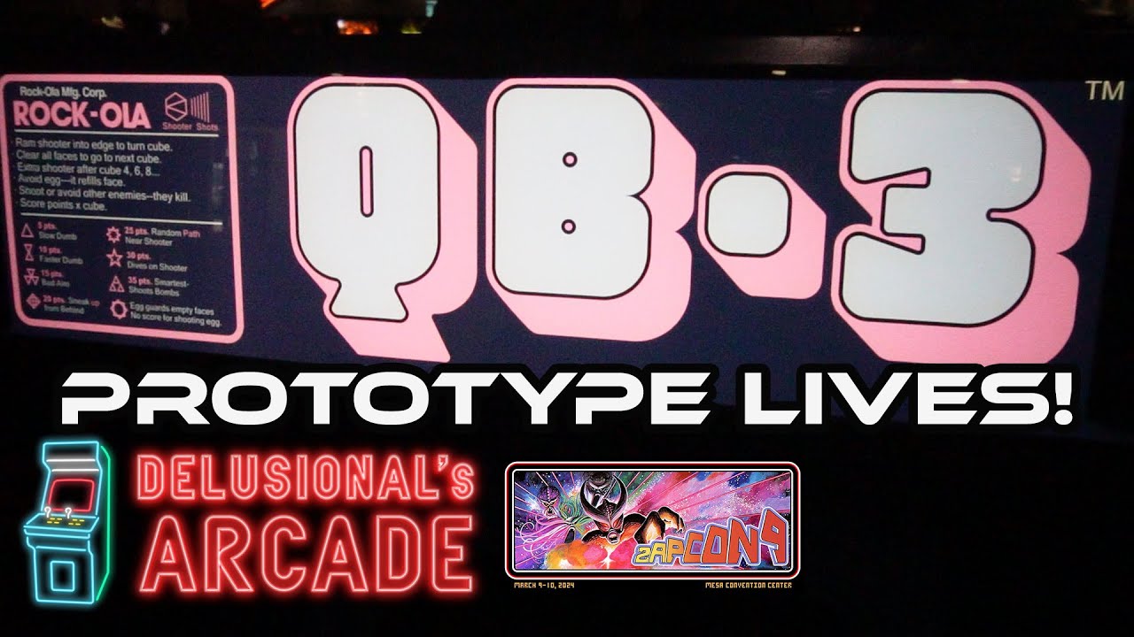 QB-3 Arcade Prototype [Rockola] Unveiled and Gameplay - YouTube