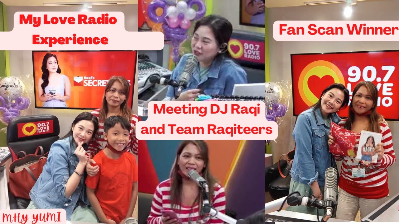 Love Radio Manila 90.7 Fan Scan Winner and Meeting DJ Raqi Terra | Mhy ...