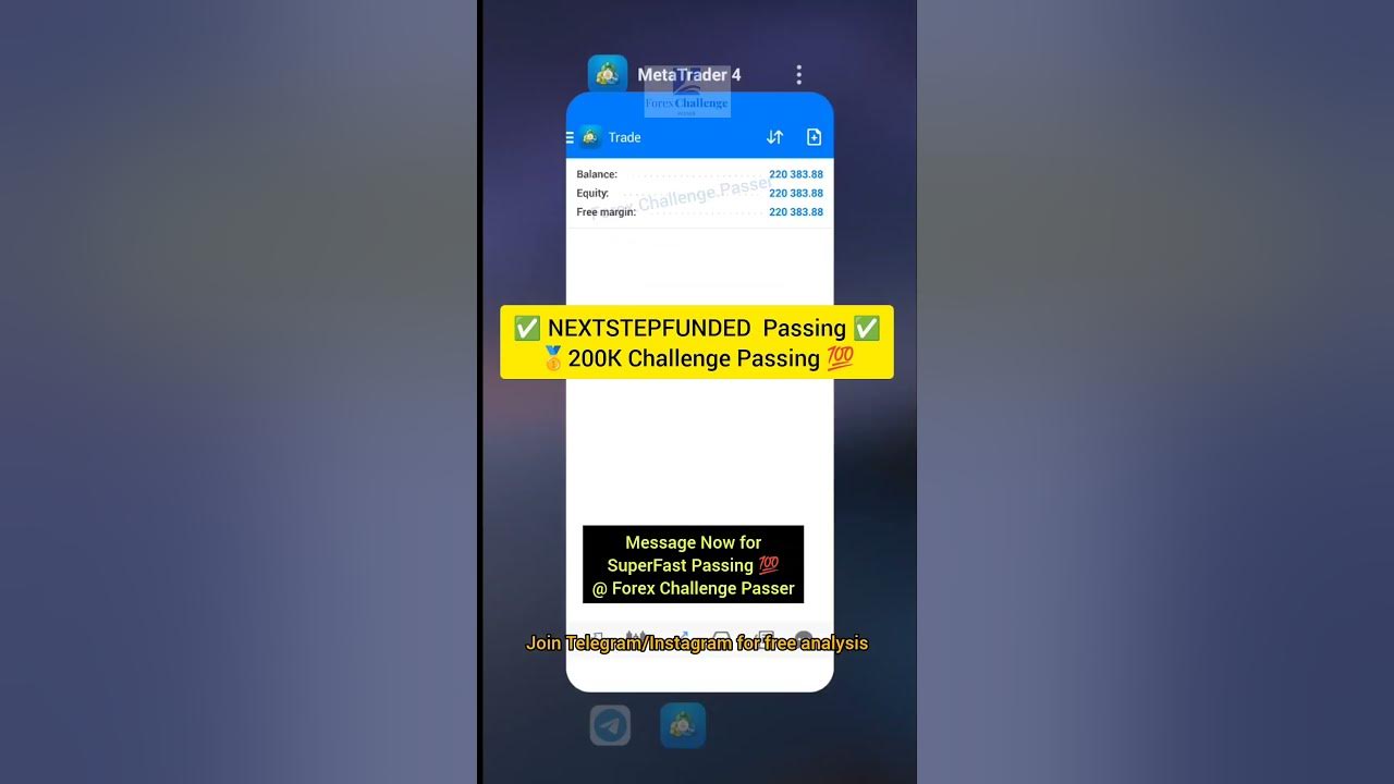 Next Step Funded 200k Passing with HFT Bot || Forex Challenge Passer #propfirm #forex - YouTube