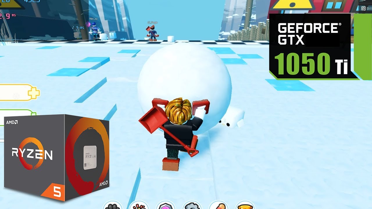 Roblox : ON GTX 1050 Ti + Ryzen 5 5600X | Low Graphics - YouTube