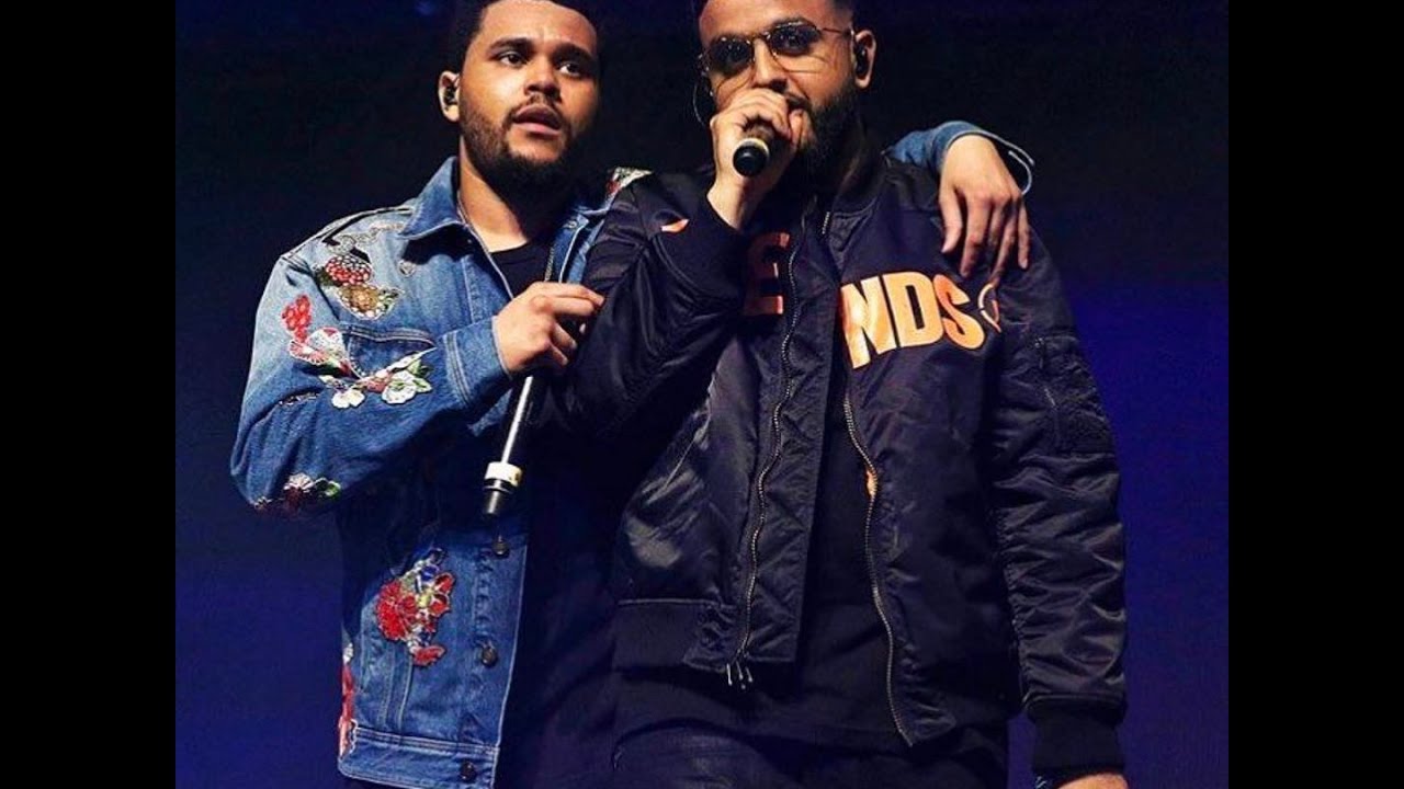 NAV and The WEEKND dancing to SMOKEPURP and challenges French to a push ...