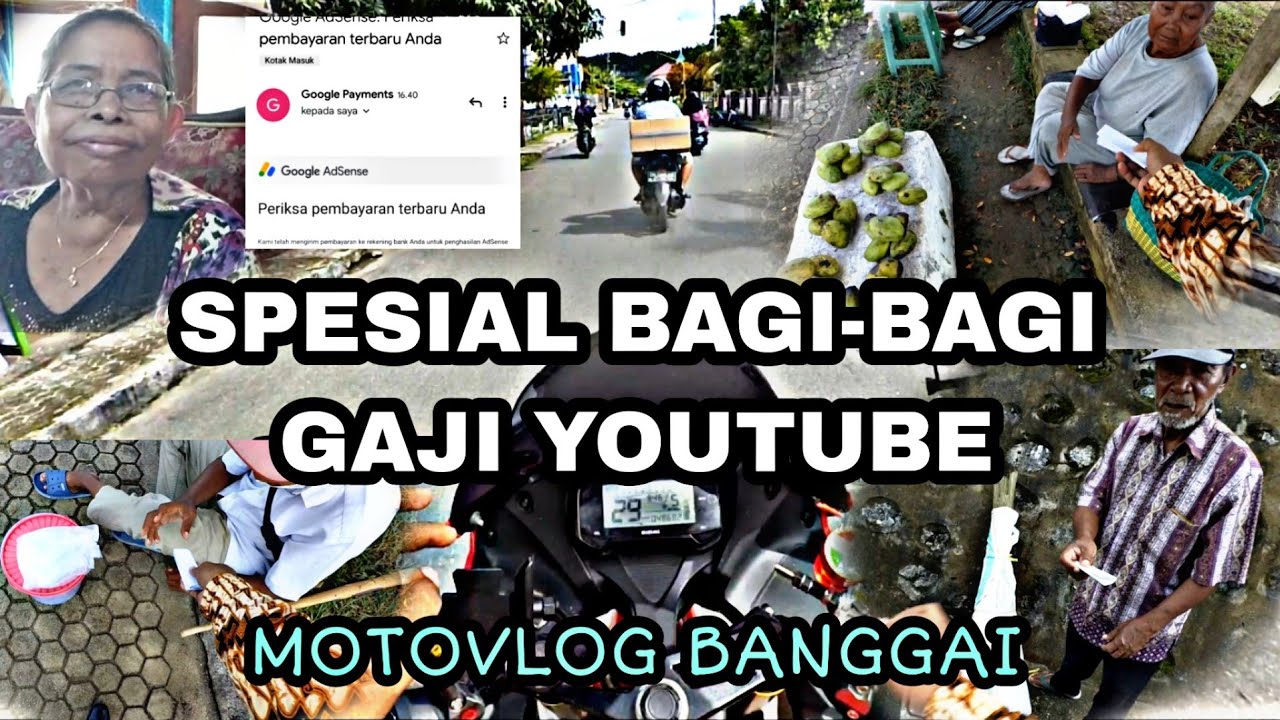 SPESIAL GAJI YOUTUBE BAGI-BAGI KE ORANG | YOUTUBER BANGGAI - YouTube
