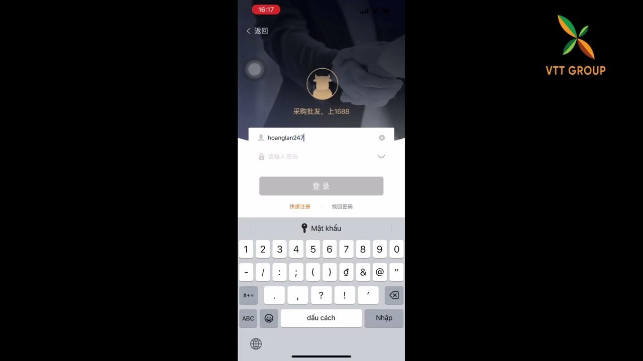 3. HD- ĐĂNG NHẬP 1688.COM TRÊN ĐIỆN THOẠI#shorts - YouTube