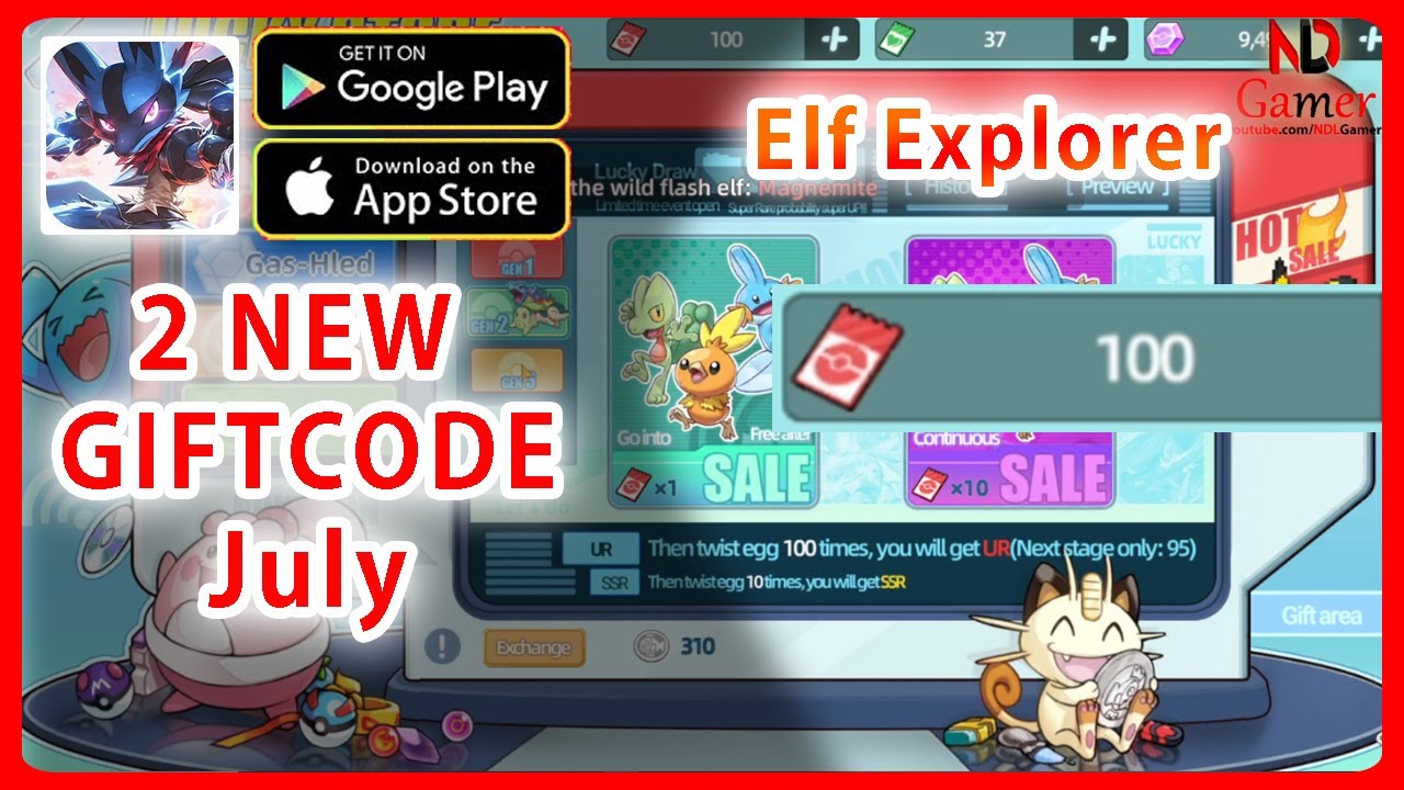 Elf Explorer & 2 New Giftcodes July I Try luck by summoning 100 times ...
