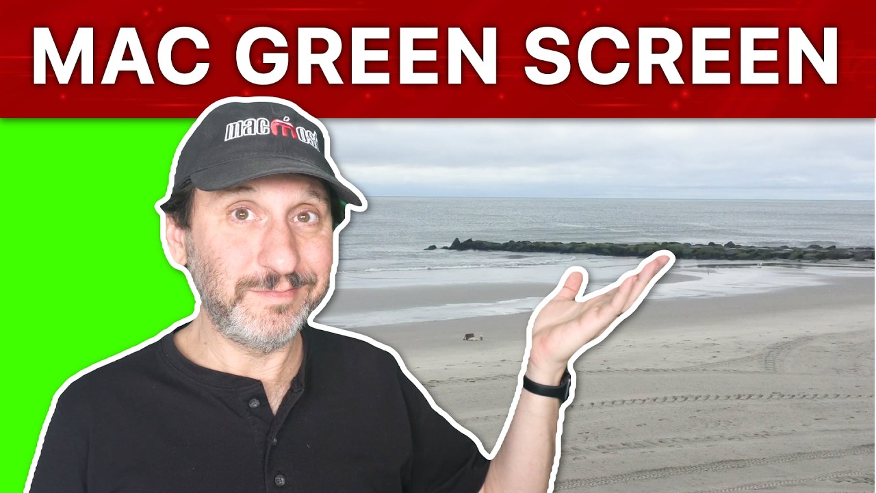 Using a Green Screen With Your Mac - YouTube