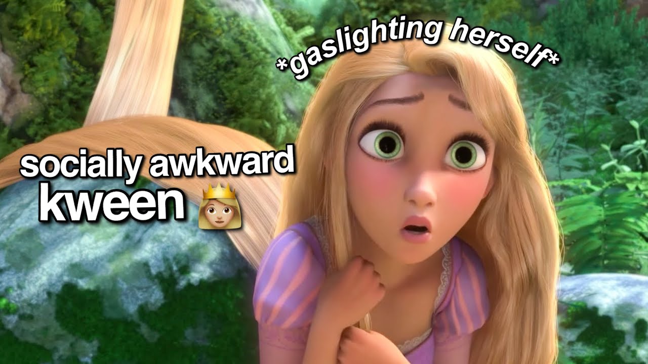 Rapunzel having zero social awareness for 5 and a half minutes straight ...