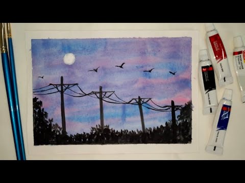 Electric wireline painting for beginners - YouTube