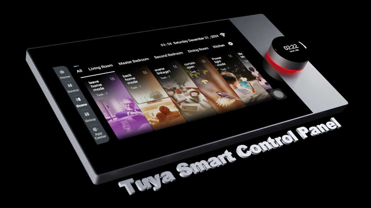 Anjielo Tuya Smart central control panel Alexa voice control smart home ...