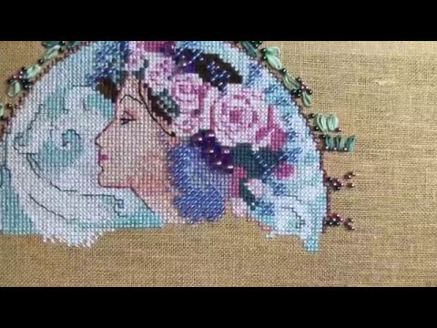 English Roses. Mirabilia. Вышивка крестом. - YouTube