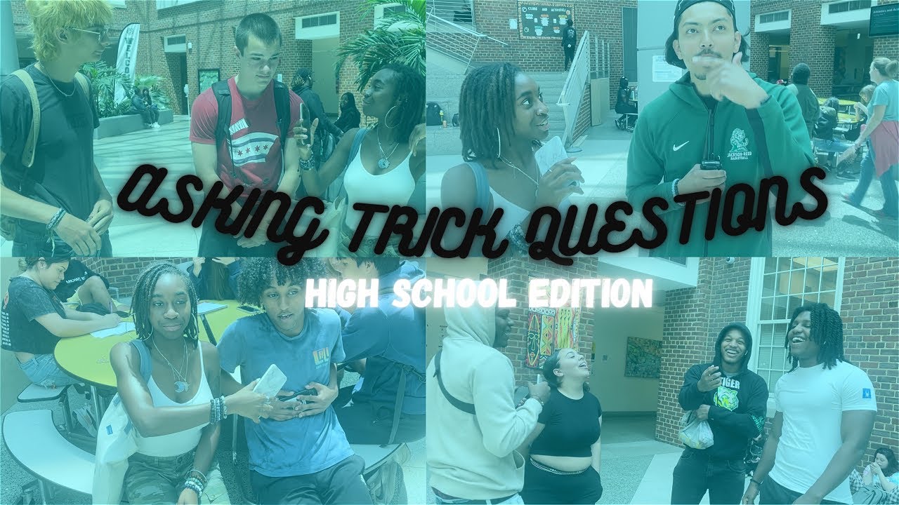 ASKING HIGH SCHOOL STUDENTS TRICK QUESTIONS | FUNNY PUBLIC INTERVIEW ...