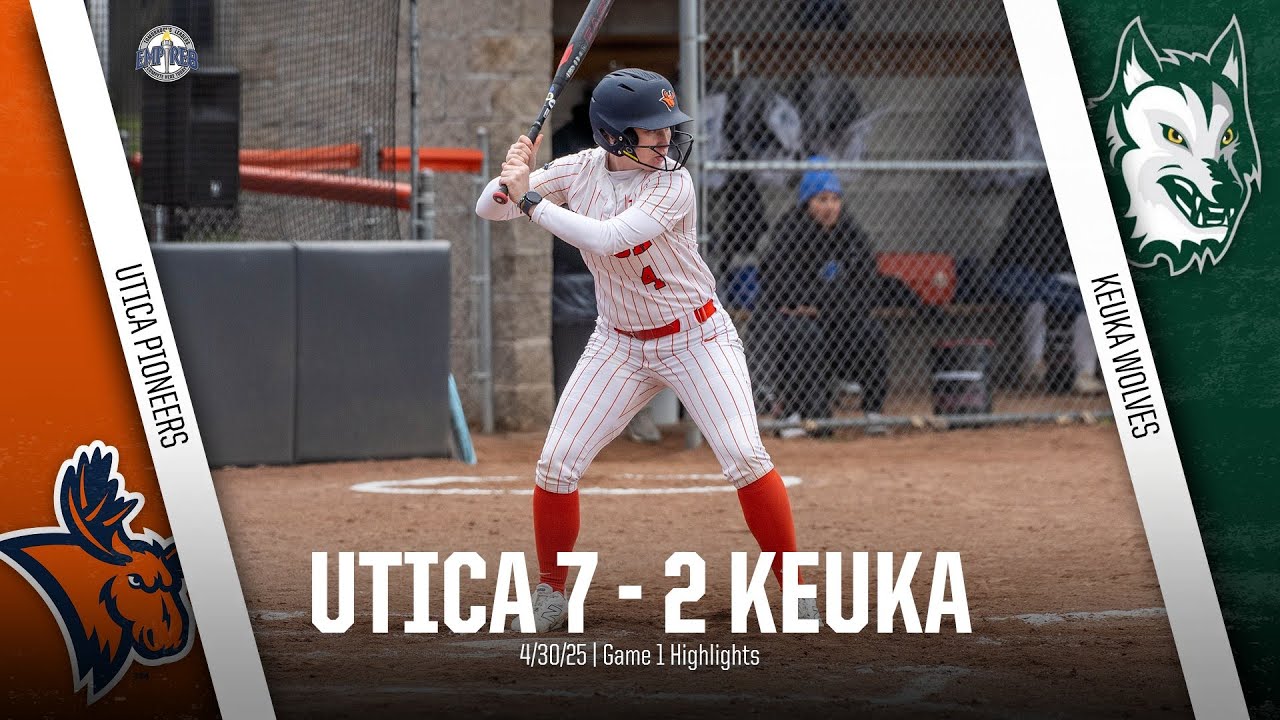 Utica vs Keuka - Game 1 | Softball Highlights - 4/30/25 - YouTube