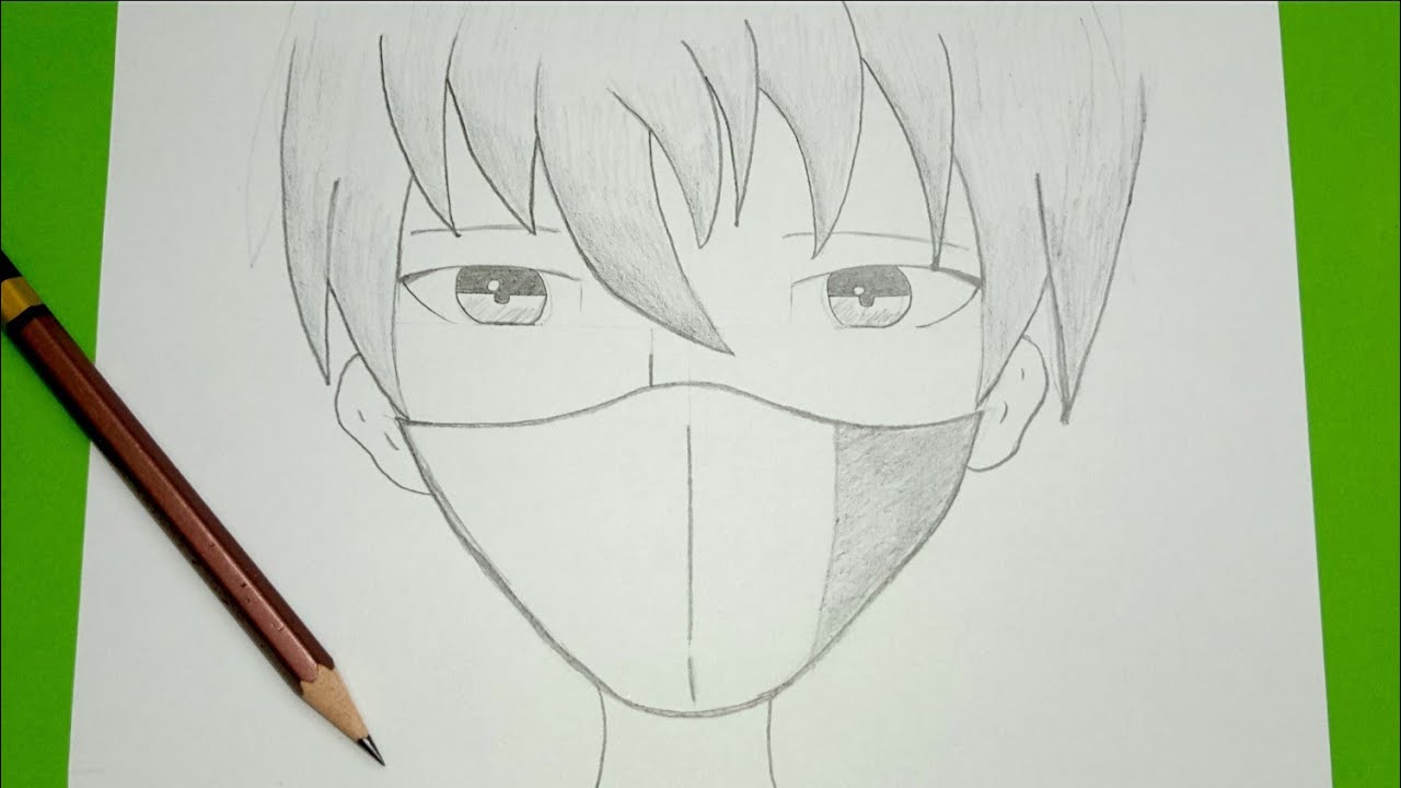 Easy Anime Drawing | How to draw anime boy | Pencil art for beginners ...