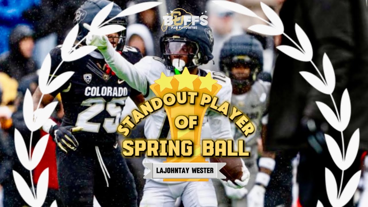 Colorado Football Best Player Of Spring Ball LaJohntay Wester - YouTube