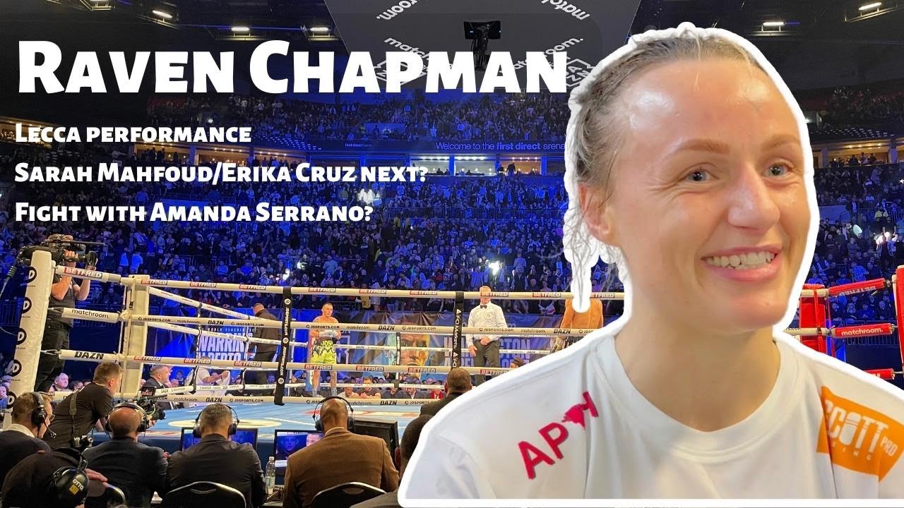 Raven Chapman ECSTATIC after UD win vs Linda Laura Lecca, WANTS Amanda ...