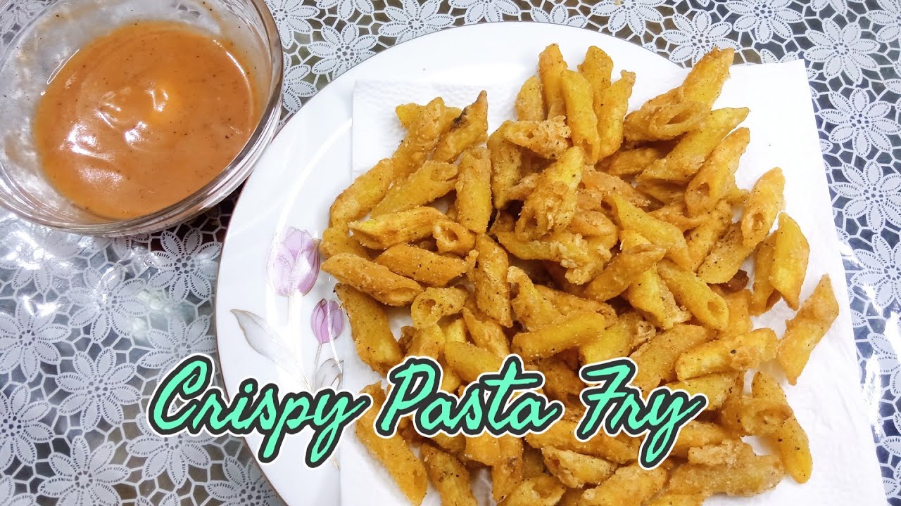 Easy Pasta Fry Recipe At Home || Crispy Pasta Fry - YouTube