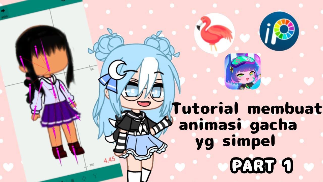 Cara simpel tweening di aplikasi flamingo animator [part 1] // Gacha ...
