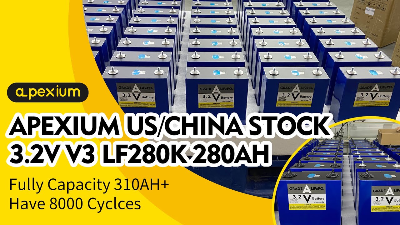 Apexium EVE V3 LF280K 280ah Lifepo4 Battery Cesll test - YouTube