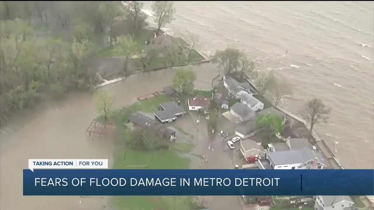 Fears of flood damage in metro Detroit - YouTube