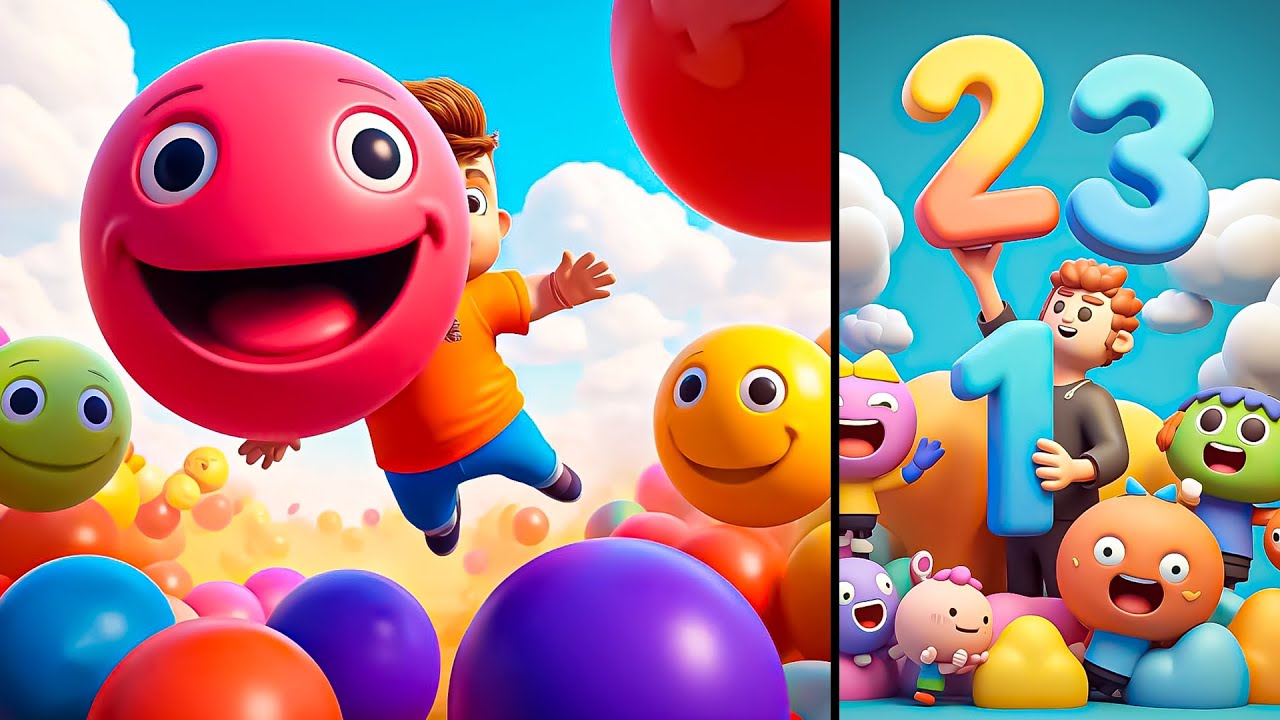 Colorful Counting Adventure: Learn Colors & Count to 100 with Color ...